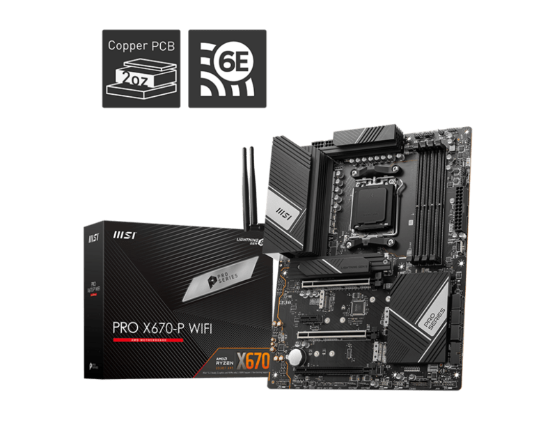 MSI Prime X670-P WIFI Motherboard Socket AM5 | Smart Guys Computer est ...